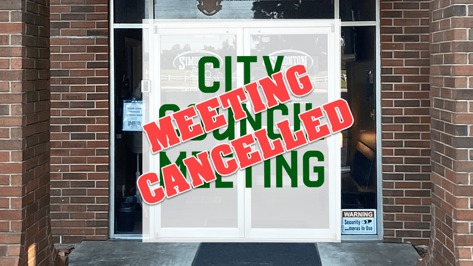 MEETING CANCELLED: The Meeting Had Been Set for 02-04-2025. Now Moved ...